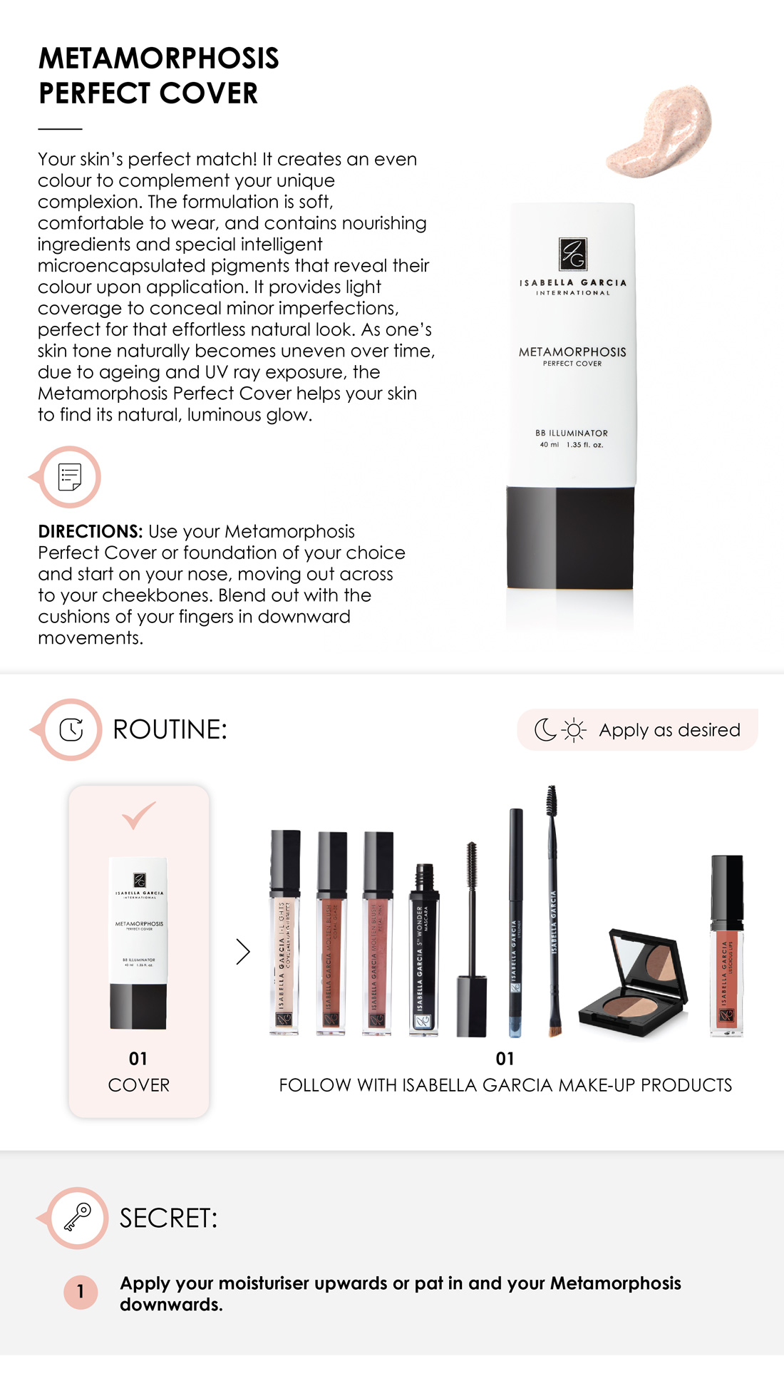 Metamorphosis Perfect Cover | Isabella Garcia International