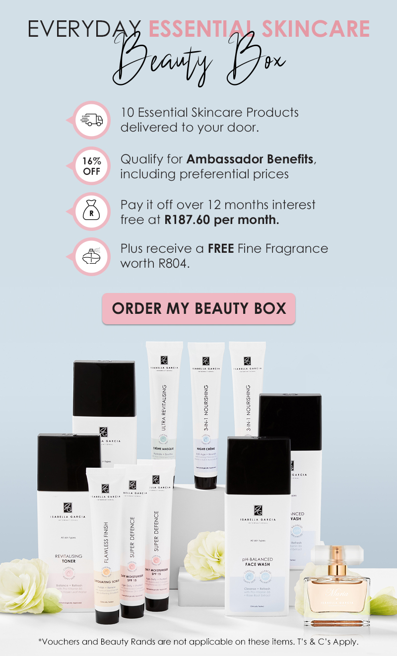 Order my Beauty Box! | Isabella Garcia International